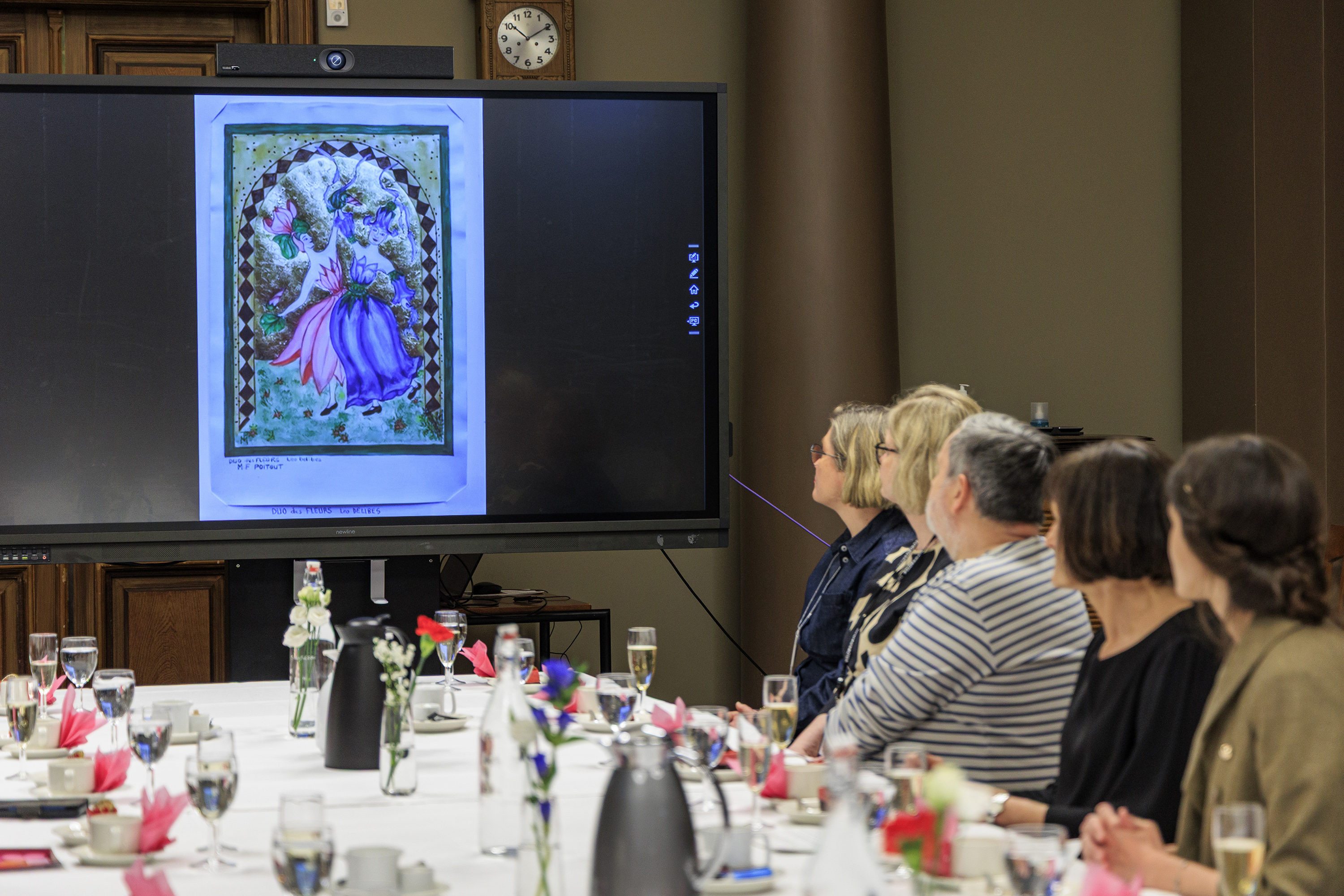 Art in the spirit of friendship: Marie-Françoise Poitout Thorel donated ...