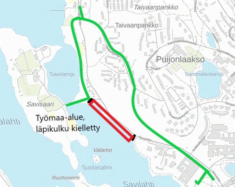 Jalankulku- ja pyöräilyväylän saneeraus alkaa välillä Harjulan sairaala ...