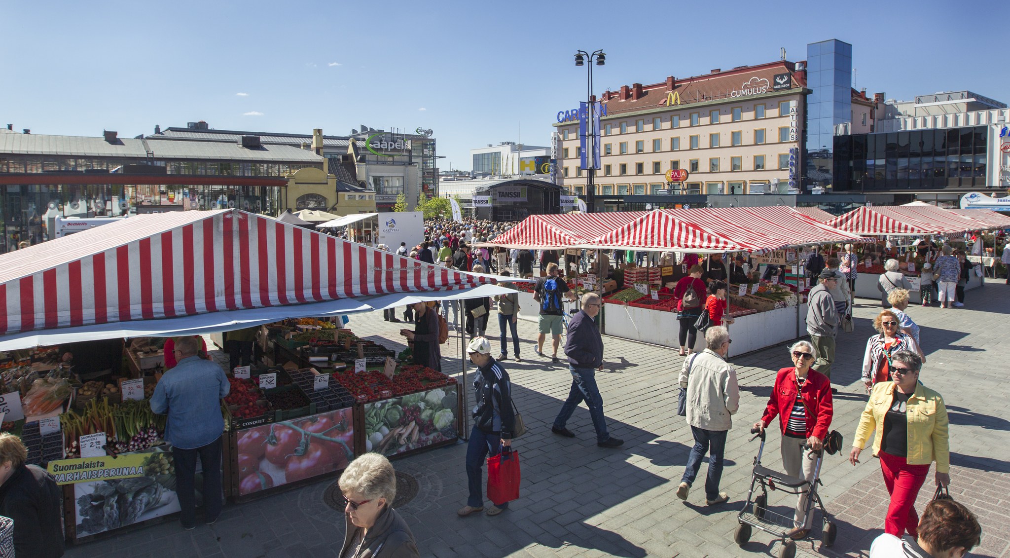 Outdoor market places - Kuopio