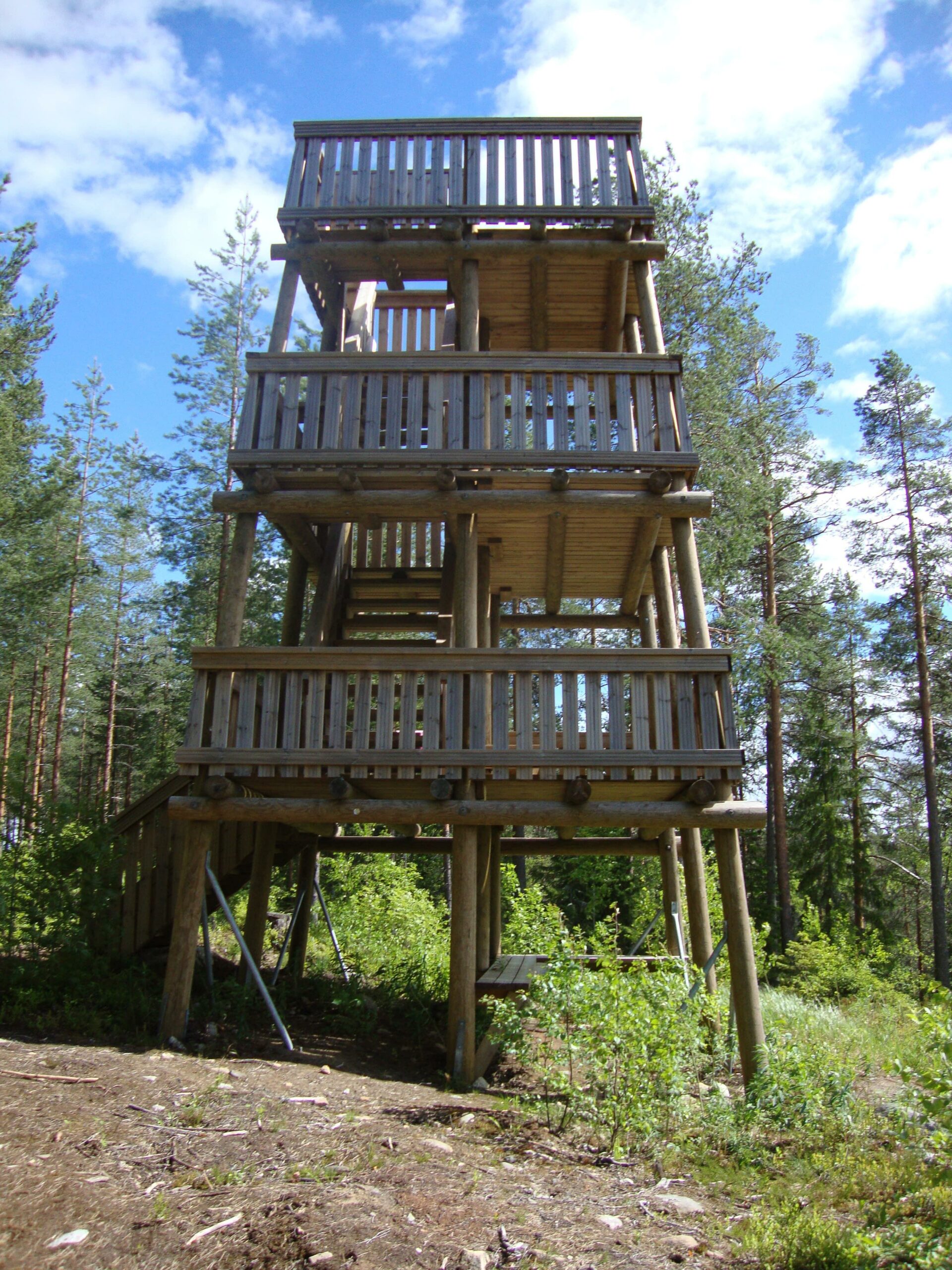 Mustamäki observation tower - Kuopio